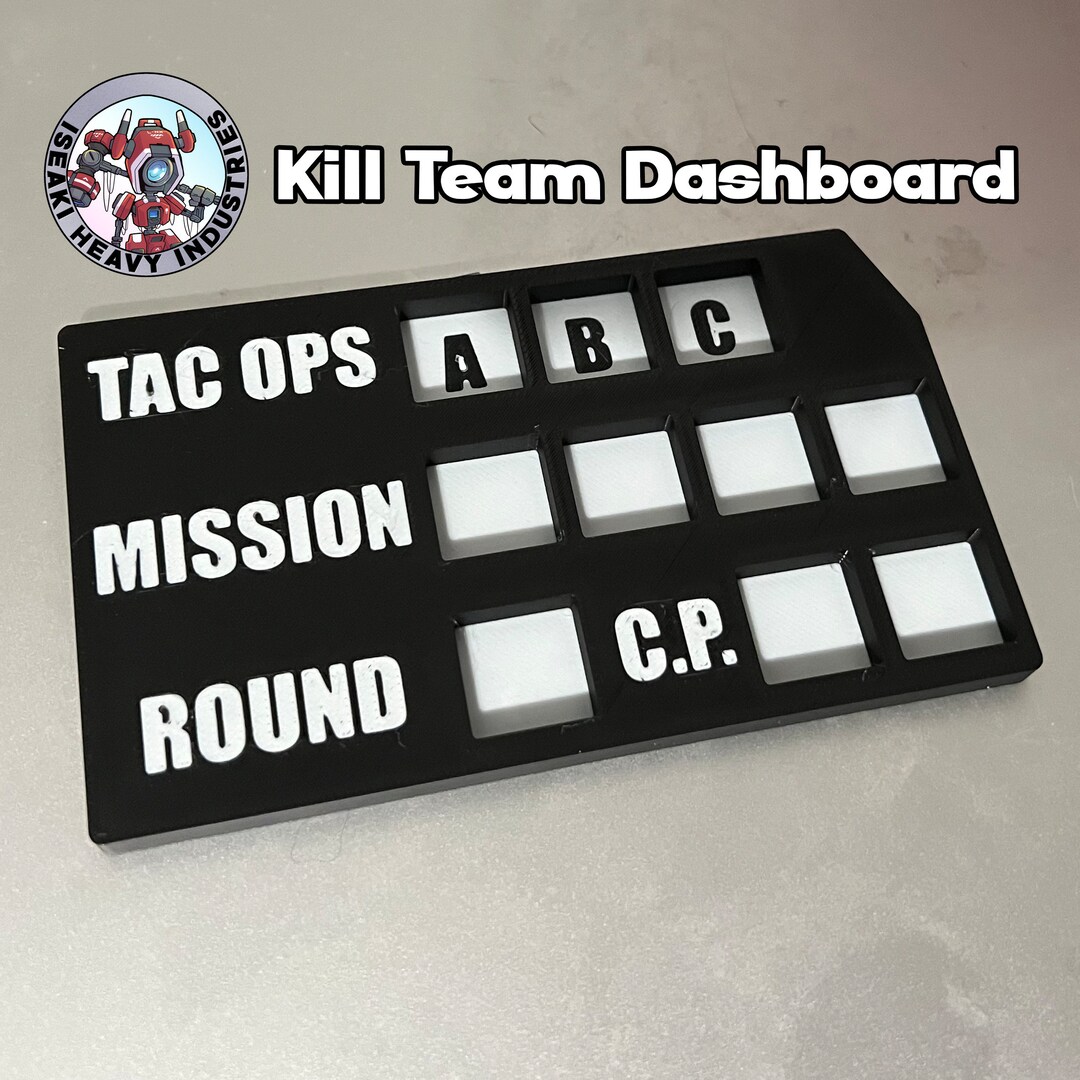 Kill Team 2nd Edition Dashboard - 3D Printed - Etsy