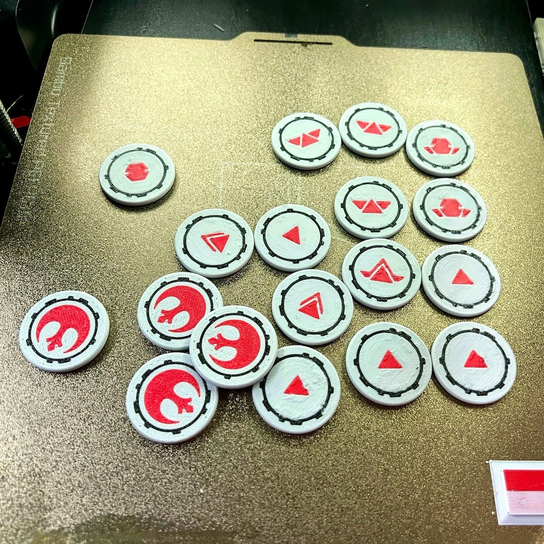 Star Wars Legion Order Token Set - 3d Printed - Etsy