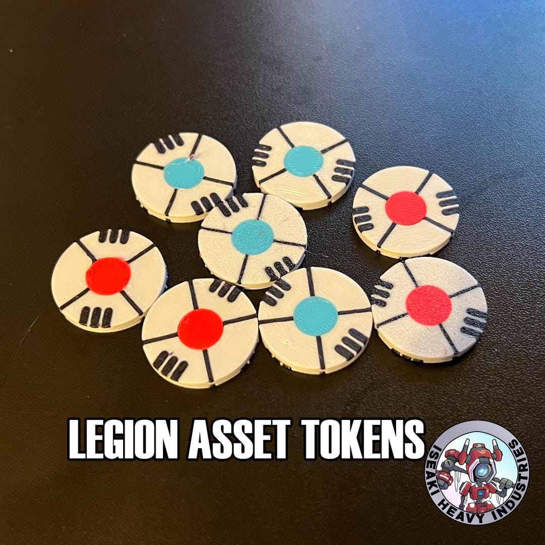 Star Wars Legion Asset Tokens - 3d Printed - Etsy
