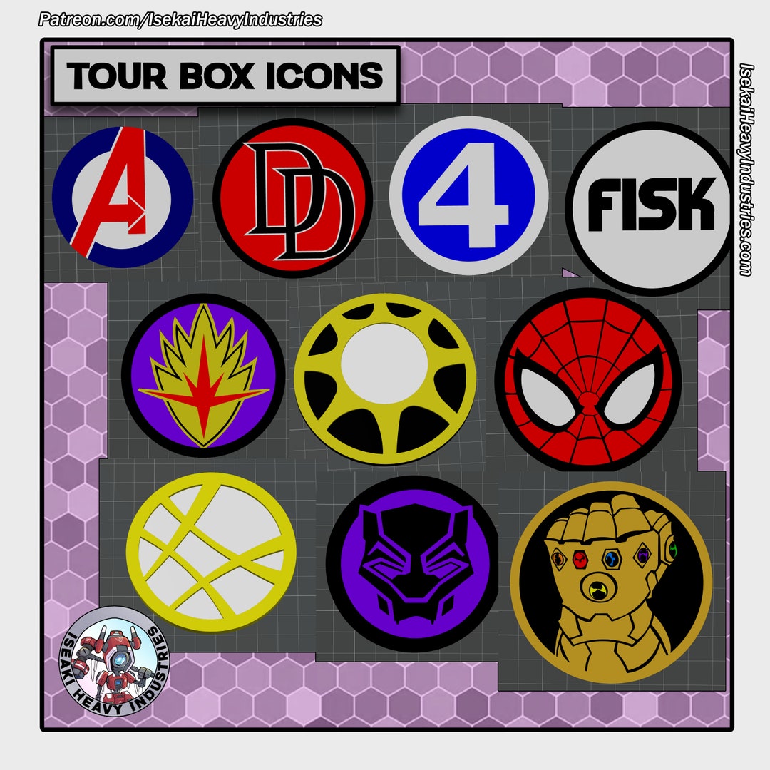 MCP Tour Box Icons - Etsy