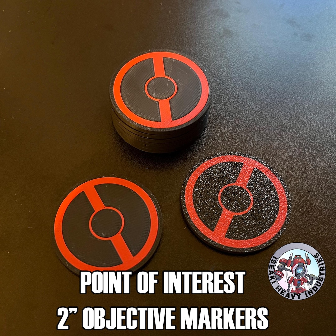 Star Wars Legion Point of Interest Objective Markers - 3d Printed - Etsy