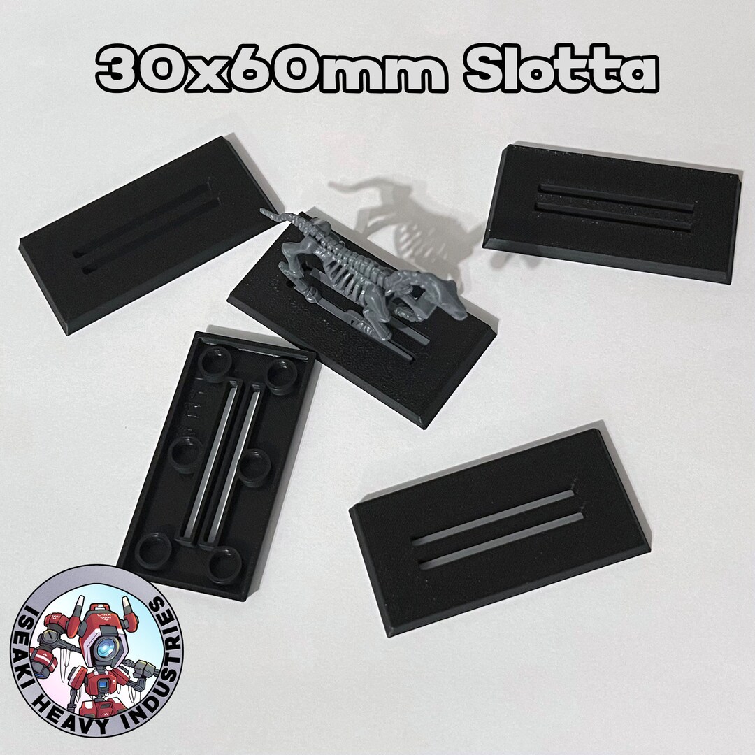 Rectangle Cavalry Slotta Blank Bases - 3d Printed - Etsy