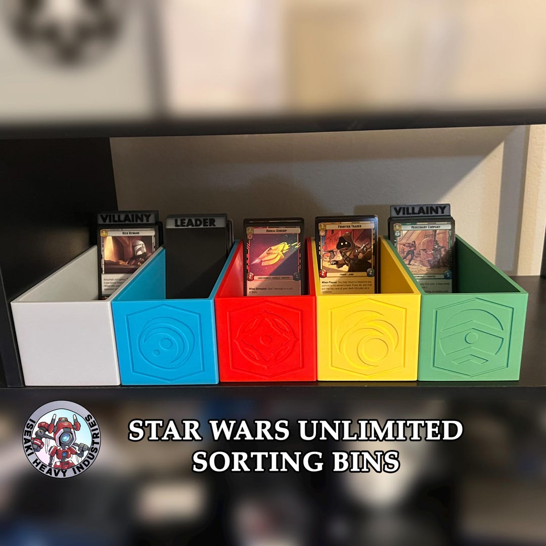 Star Wars Unlimited Sorting Bins - 3D Printed - Etsy