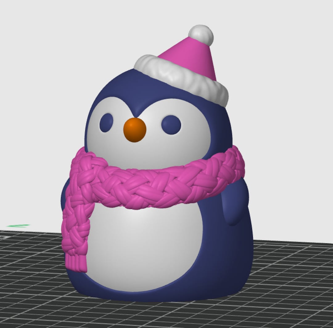 Penguin 3D Print - Etsy