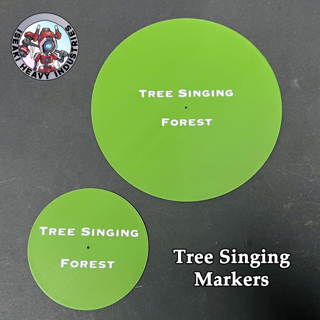 Wood Elves Tree Singing Template Token - 3d Printed - Etsy
