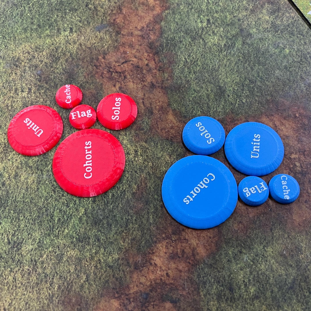 Warmachine 2025 Objective Markers - 3d Printed - Etsy