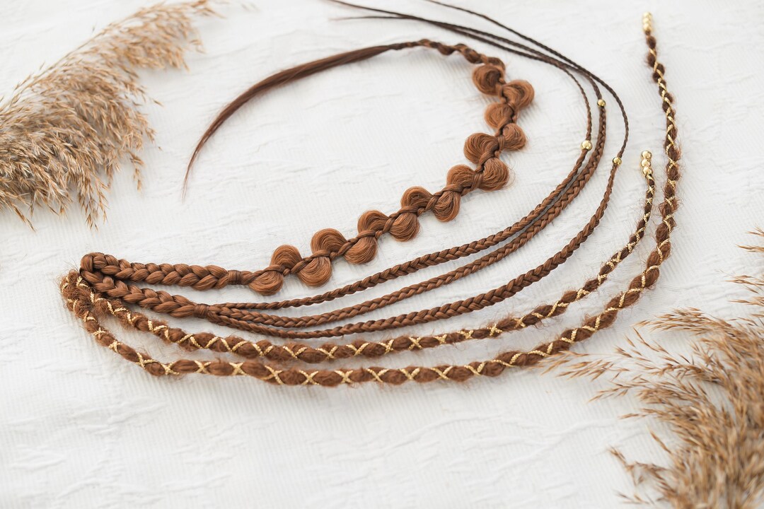 Clip in Dreadlocks, Brown Dreadlocks, Dreadlocks Extension, Festival ...