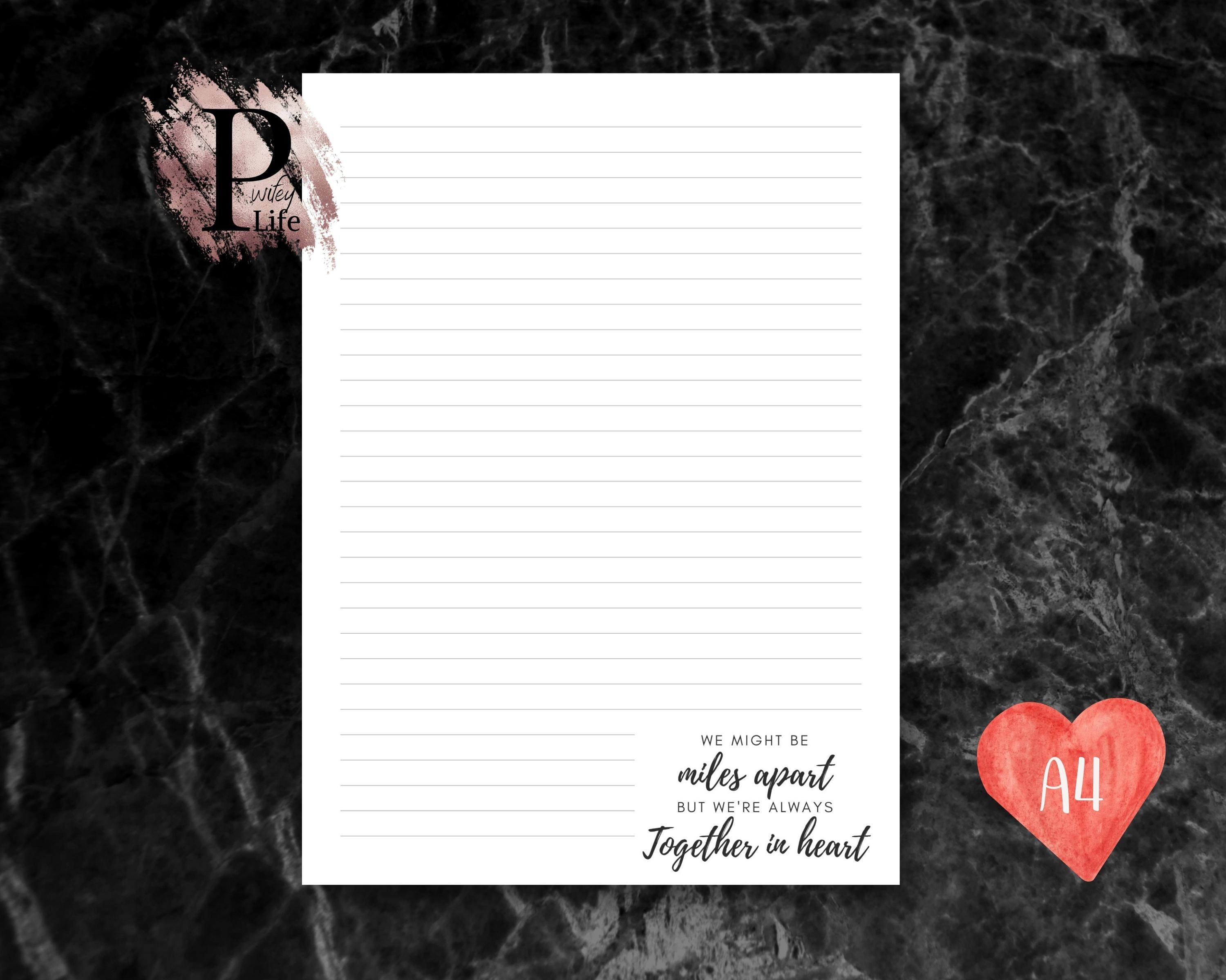 Prison Wife Stationery, Prison Love Quote, Letter Ideas for Inmates ...