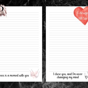 Prison Wife Stationery Bundle, Printable Prison Love Letter Writing ...