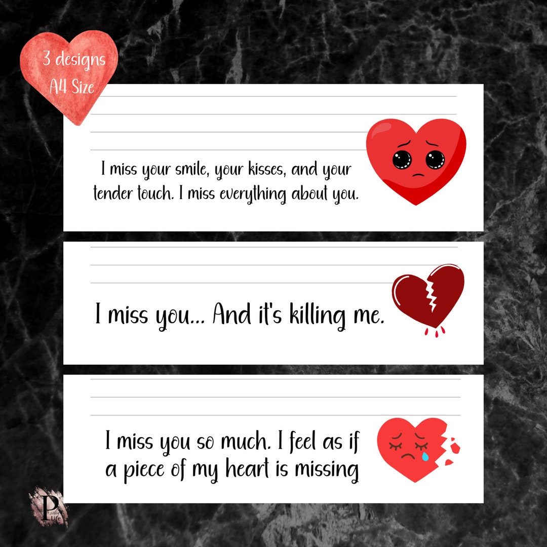 Prison Wife Stationery, Printable Prison Love Letters, Missing My ...
