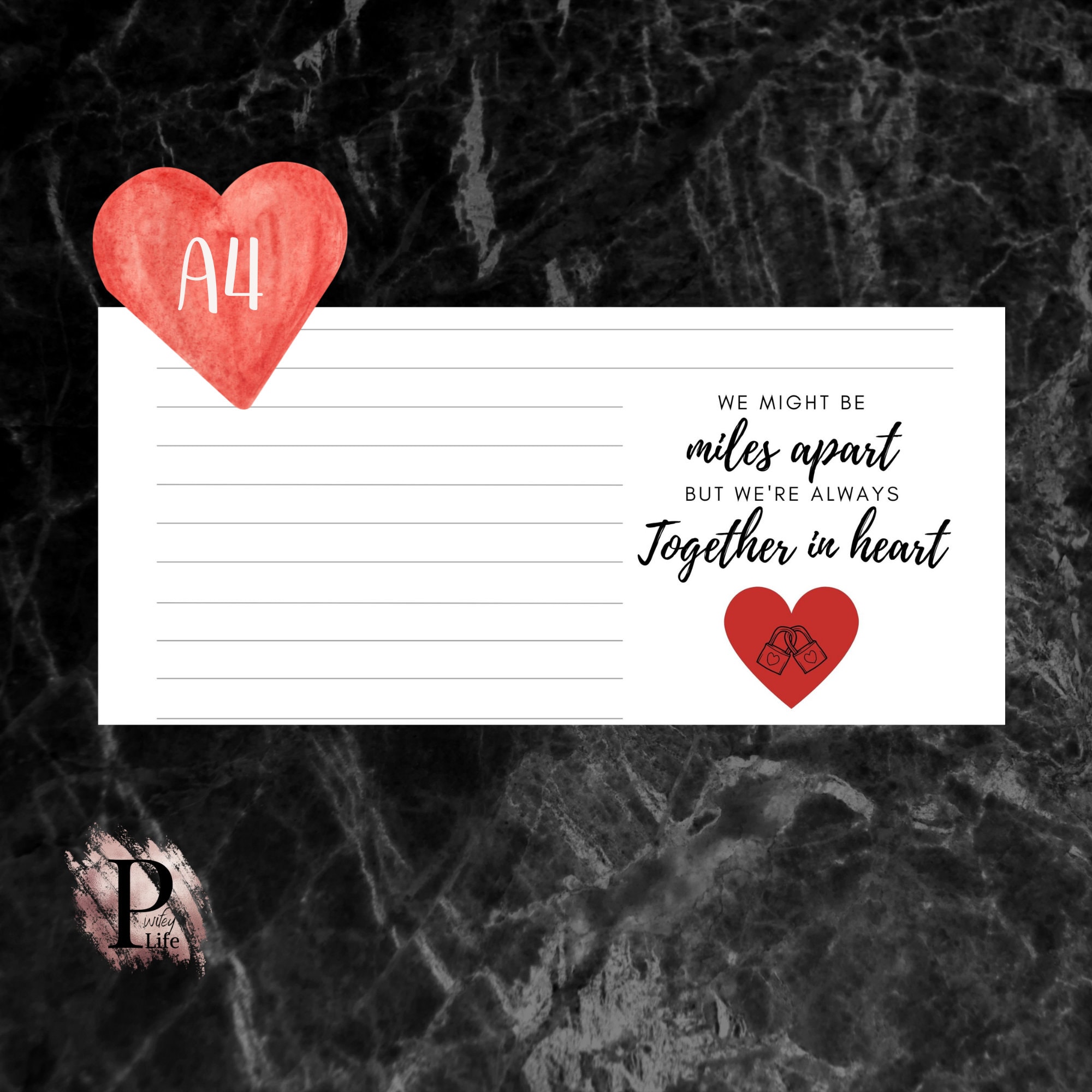 Prison Wife Stationery Paper, Printable Prison Love Letter Ideas ...