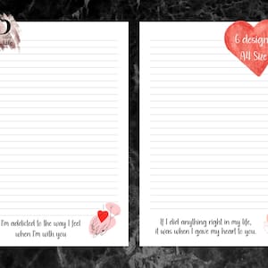 Prison Wife Stationery Bundle, Printable Prison Love Letter Writing ...
