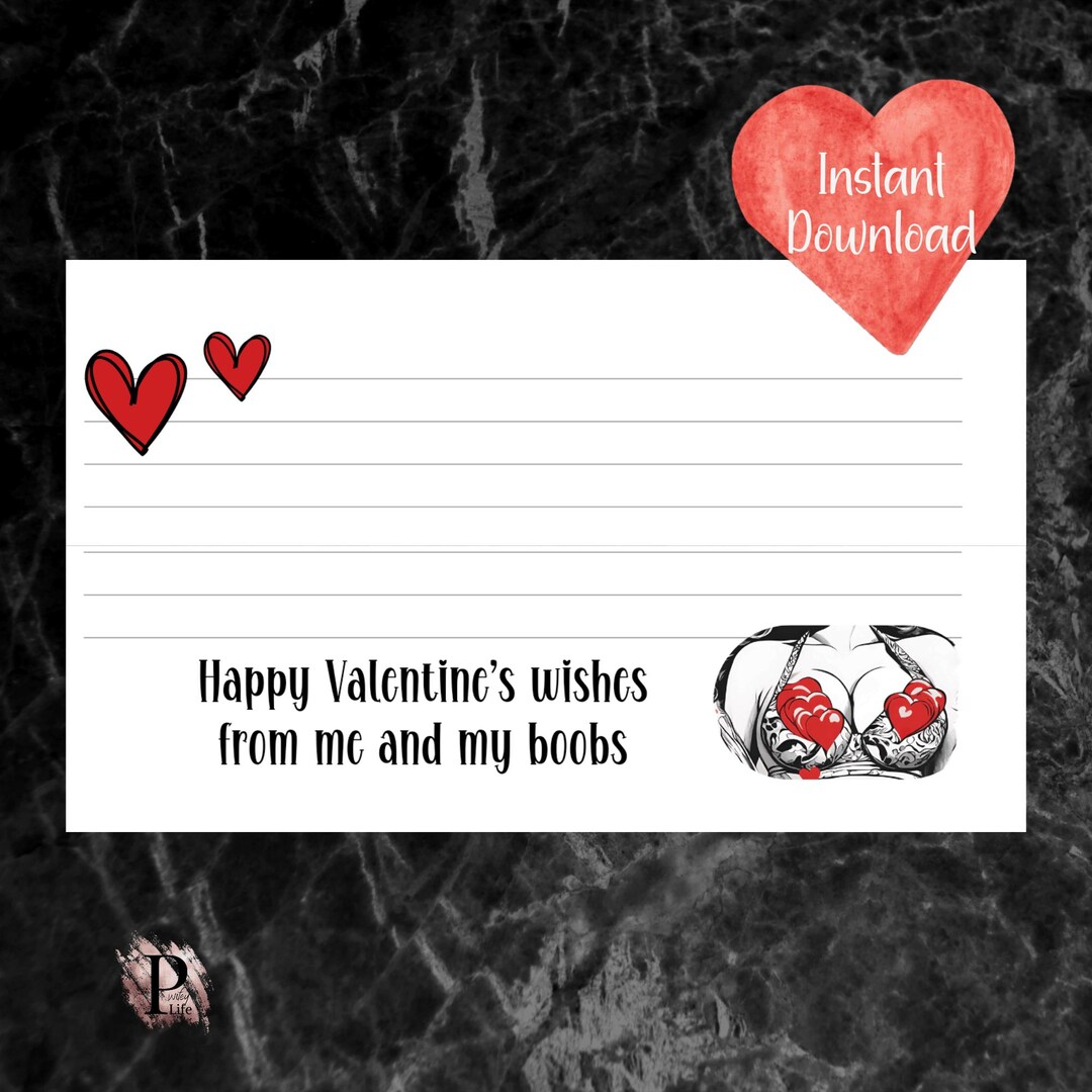 Prison Wife Stationery - Printable Valentine’s Prison Love Letter Paper ...