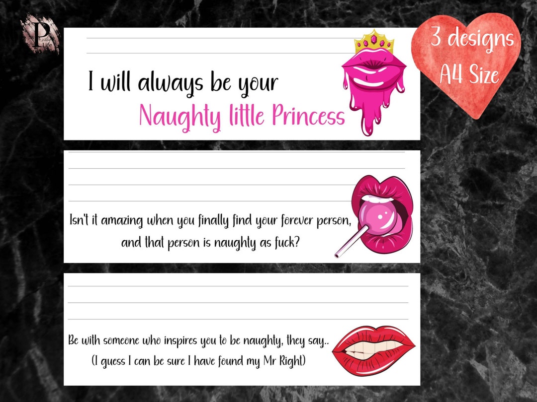 Prison Wife Stationery, 3 Naughty Designs, Printable Prison Letter ...
