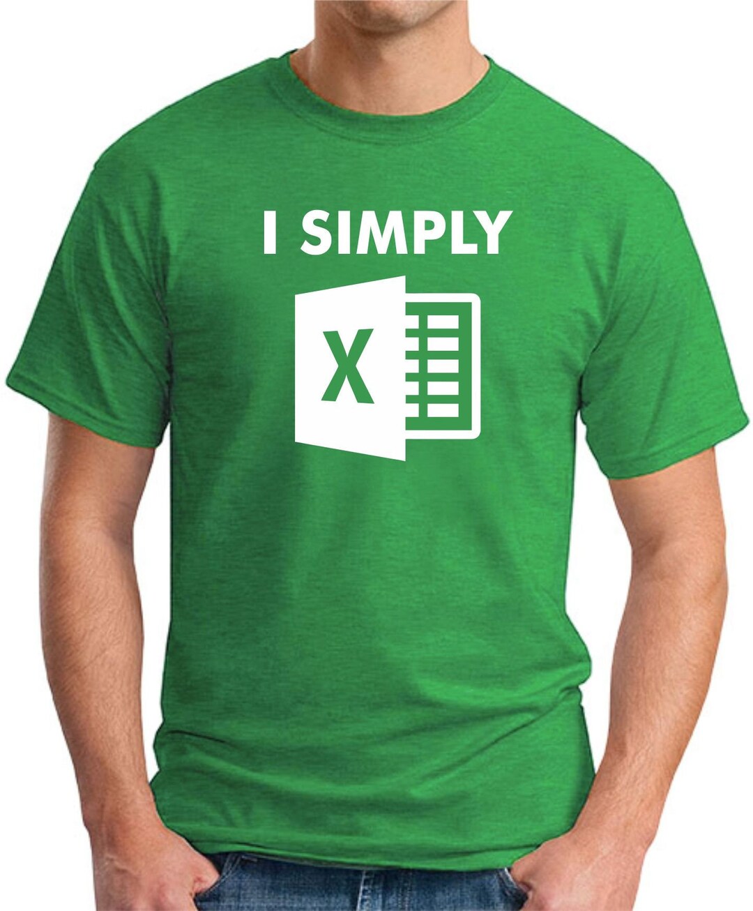 I Simply Excel T-shirt - Men's Printed T-shirt Small-2xlarge - Etsy UK