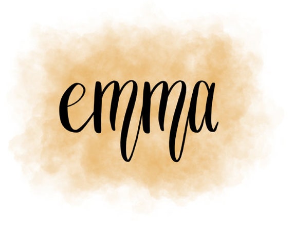 Emma Calligraphy Names Digital Download Use to Personalise | Etsy