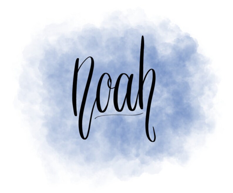 Noah Calligraphy Names Digital Download Use to Personalise | Etsy UK