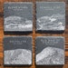 Scotland Highest Mountains Contours Set of 6 Slate Coasters - Etsy
