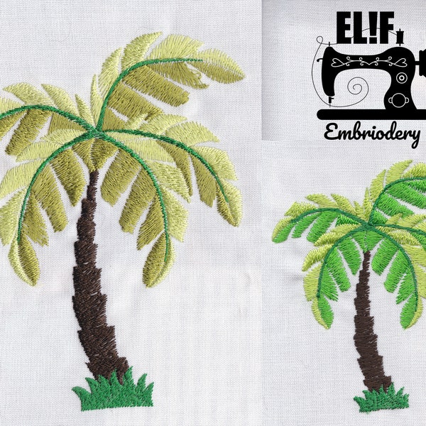 Palm Tree Applique - Etsy