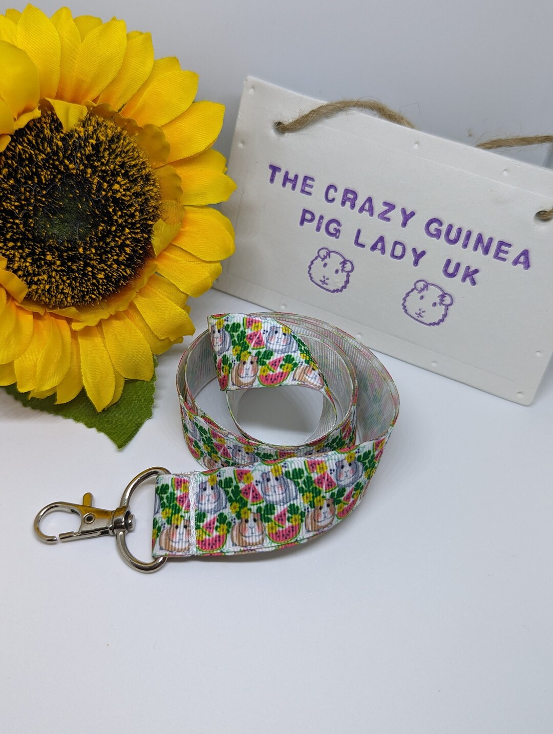 Guinea Pig Lanyard and Badge Holder, Lanyard for Keys, Lanyard for ...