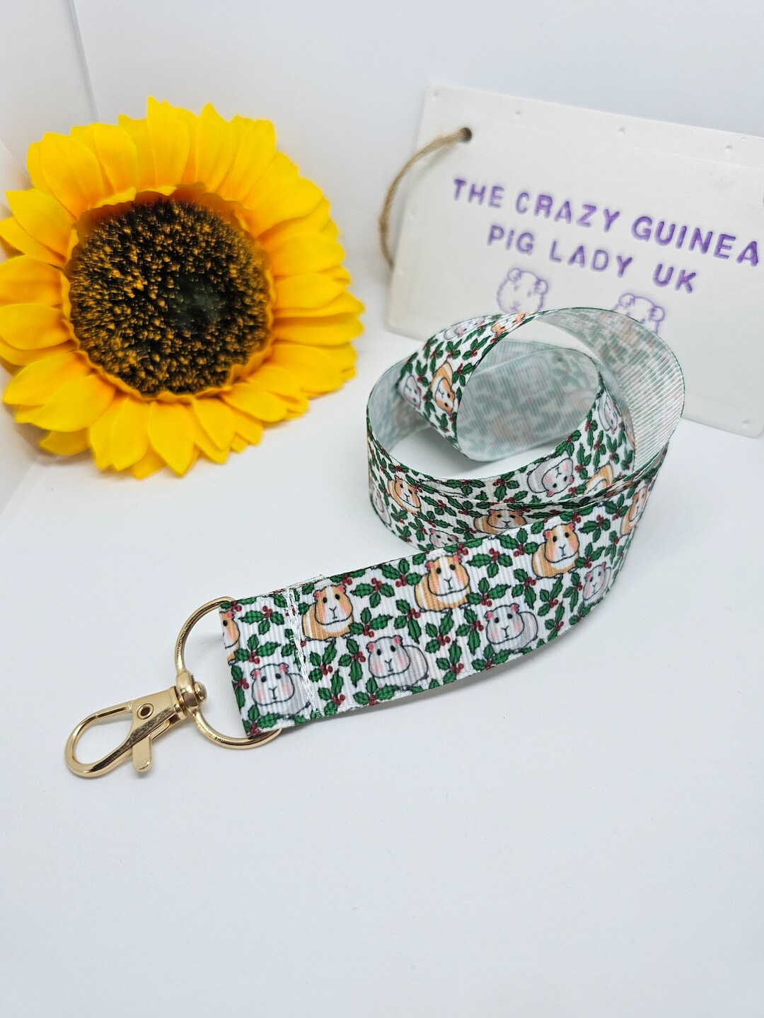 Guinea Pig Lanyard and Badge Holder, Lanyard for Keys, Lanyard for ...
