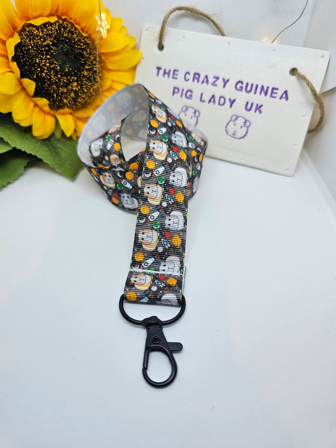 Guinea Pig Lanyard and Badge Holder, Lanyard for Keys, Lanyard for ...