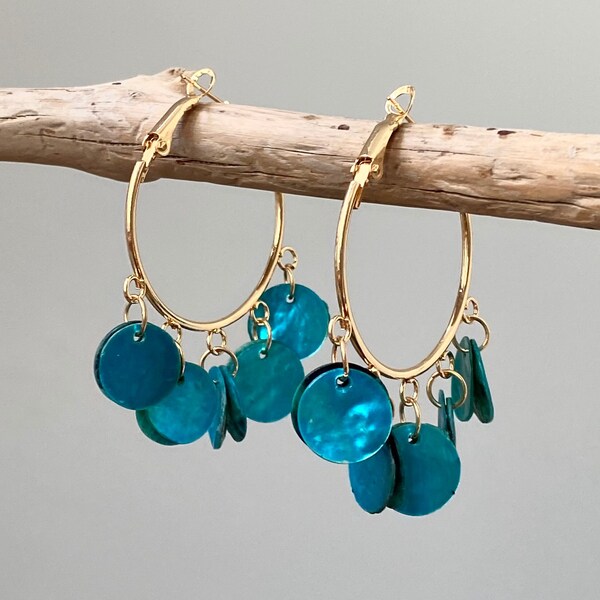 Mussel Shell Earring - Etsy