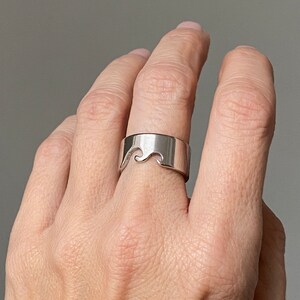 Wave Ring Surf Wave Ring Ocean Wave Band Beach Jewelry Surfer - Etsy