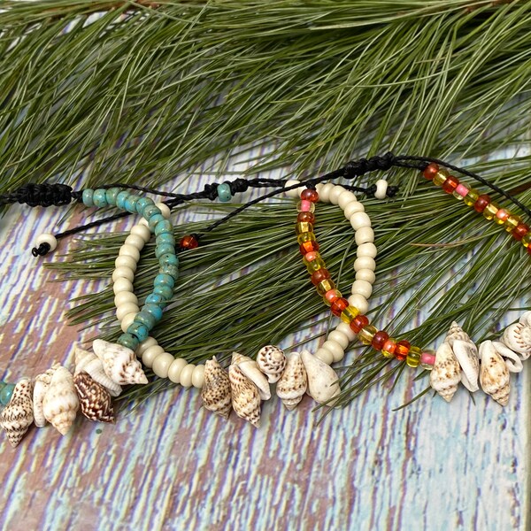 Seashell Bracelet - Etsy
