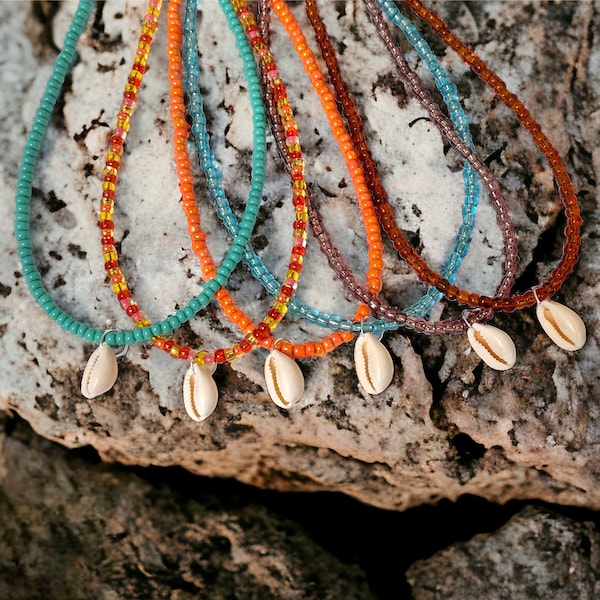 Cowrie Shell Necklace - Etsy