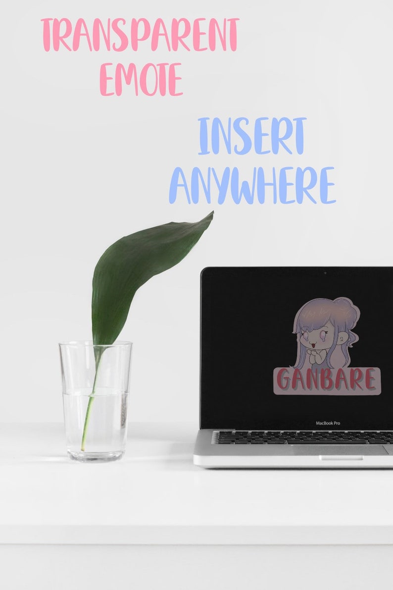 GANBARE Twitch Emote | Discord Emote | Instagram Emote | Kawaii ...