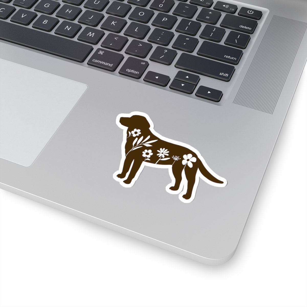 Chocolate Lab Vinyl Sticker, Laptop Decal, Water Bottle Sticker ...
