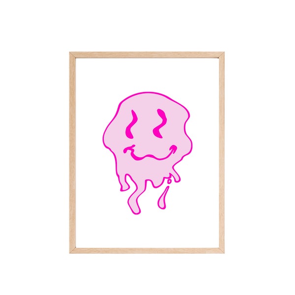 Droopy Smiley Art - Etsy UK