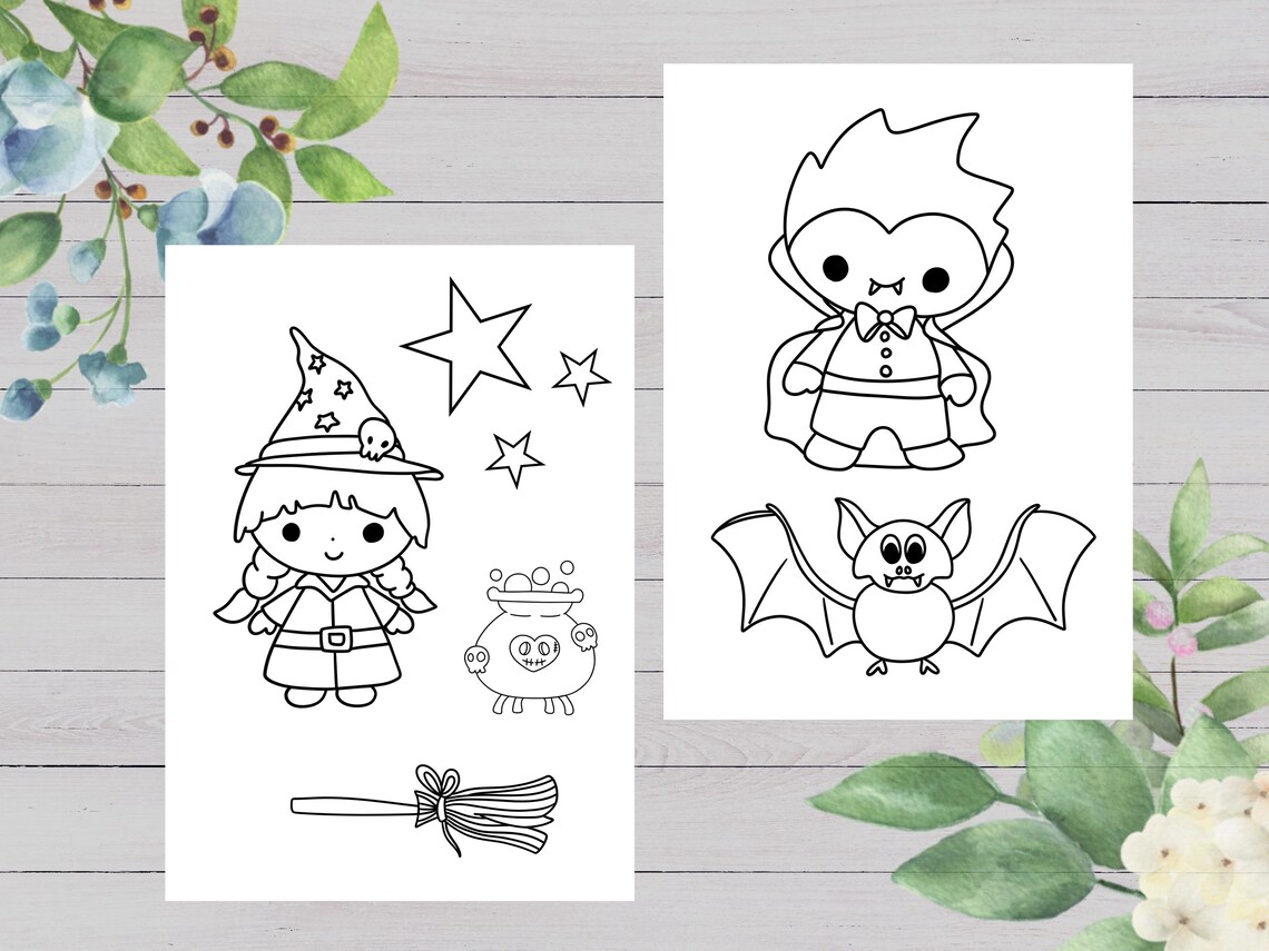Printable Halloween Colouring Book Halloween Kids Activity Colouring ...