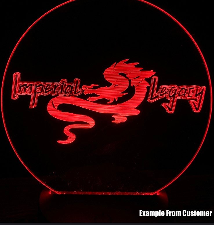 Customizable RGB LED Acrylic Sign Acrylic LED Sign - Etsy