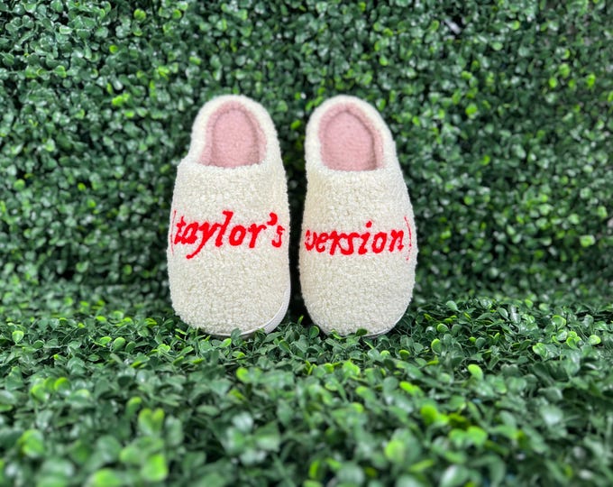 Taylors Version Slippers - Etsy