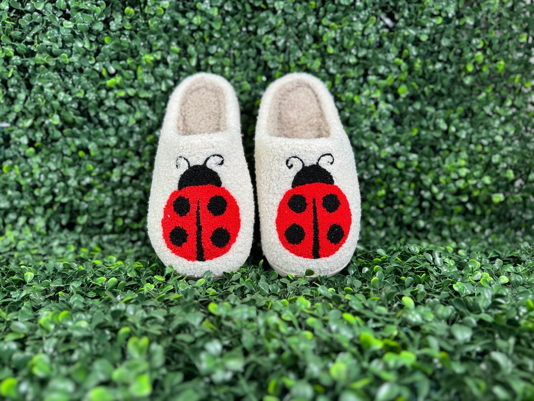 Lady Bug Slippers - Etsy