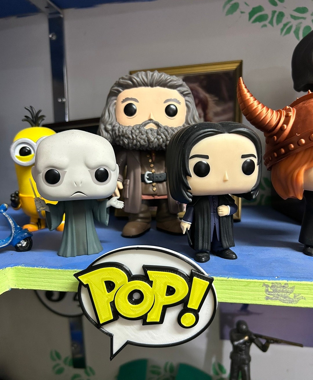 Custom Funko Pop Logo! - 3D Printed 'pop!' Logo Wall Display | Funko ...