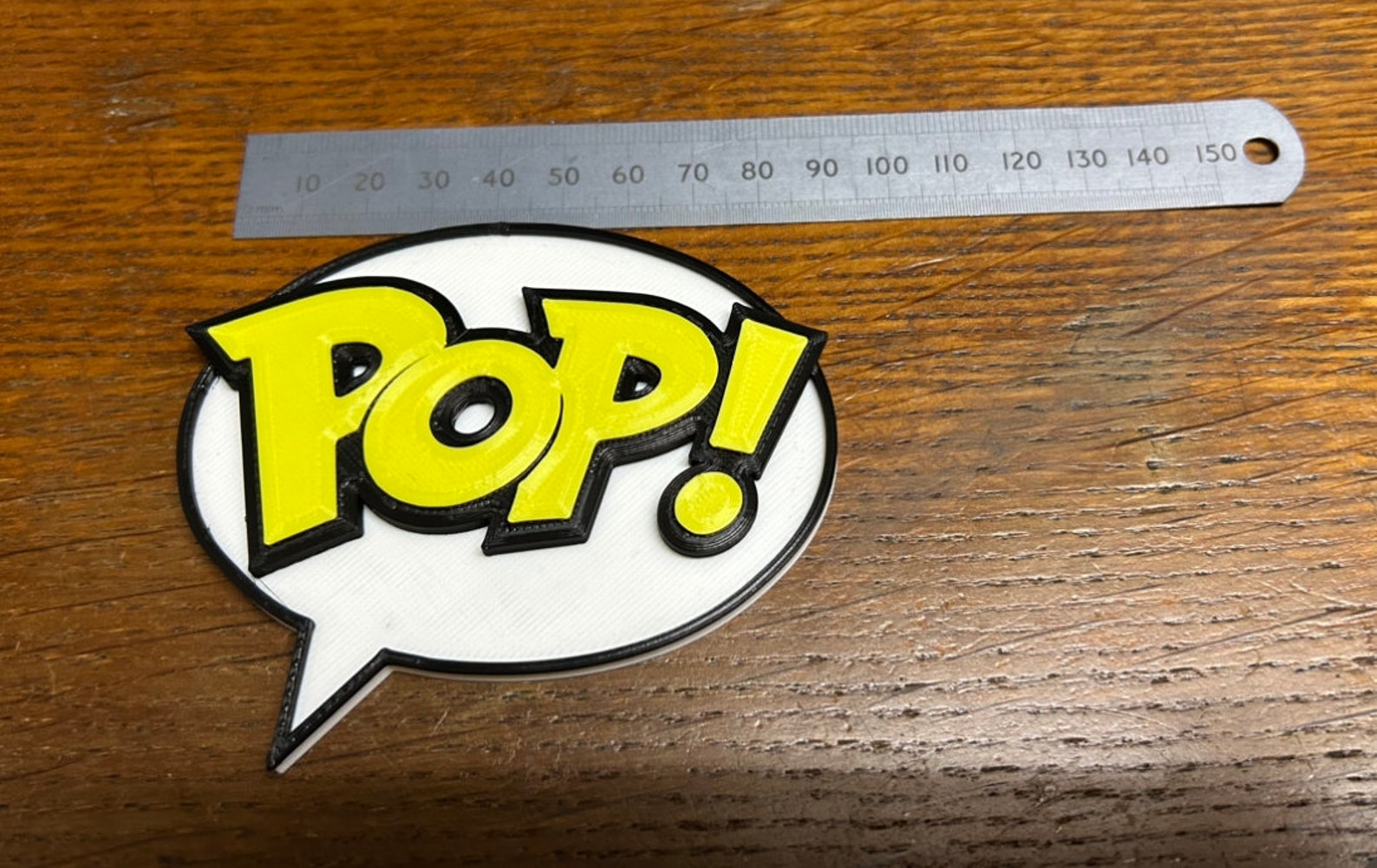 Custom Funko Pop Logo! - 3D Printed 'pop!' Logo Wall Display | Funko ...
