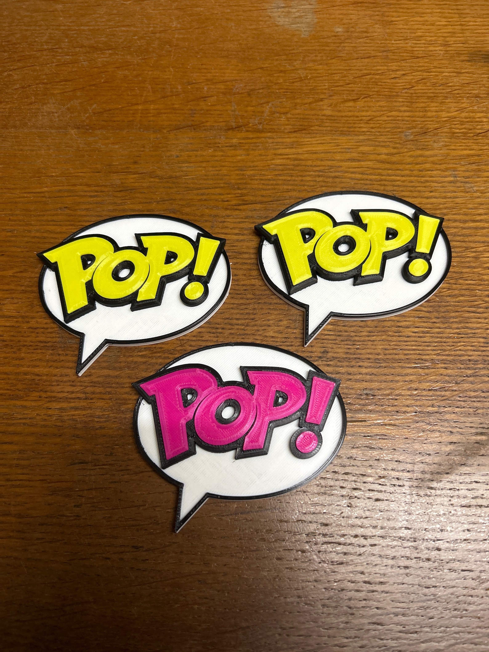 Custom Funko Pop Logo! - 3D Printed 'pop!' Logo Wall Display | Funko ...