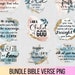 Christian Quotes Bundle PNG Bible Verse PNG Bundle Bible Quotes ...