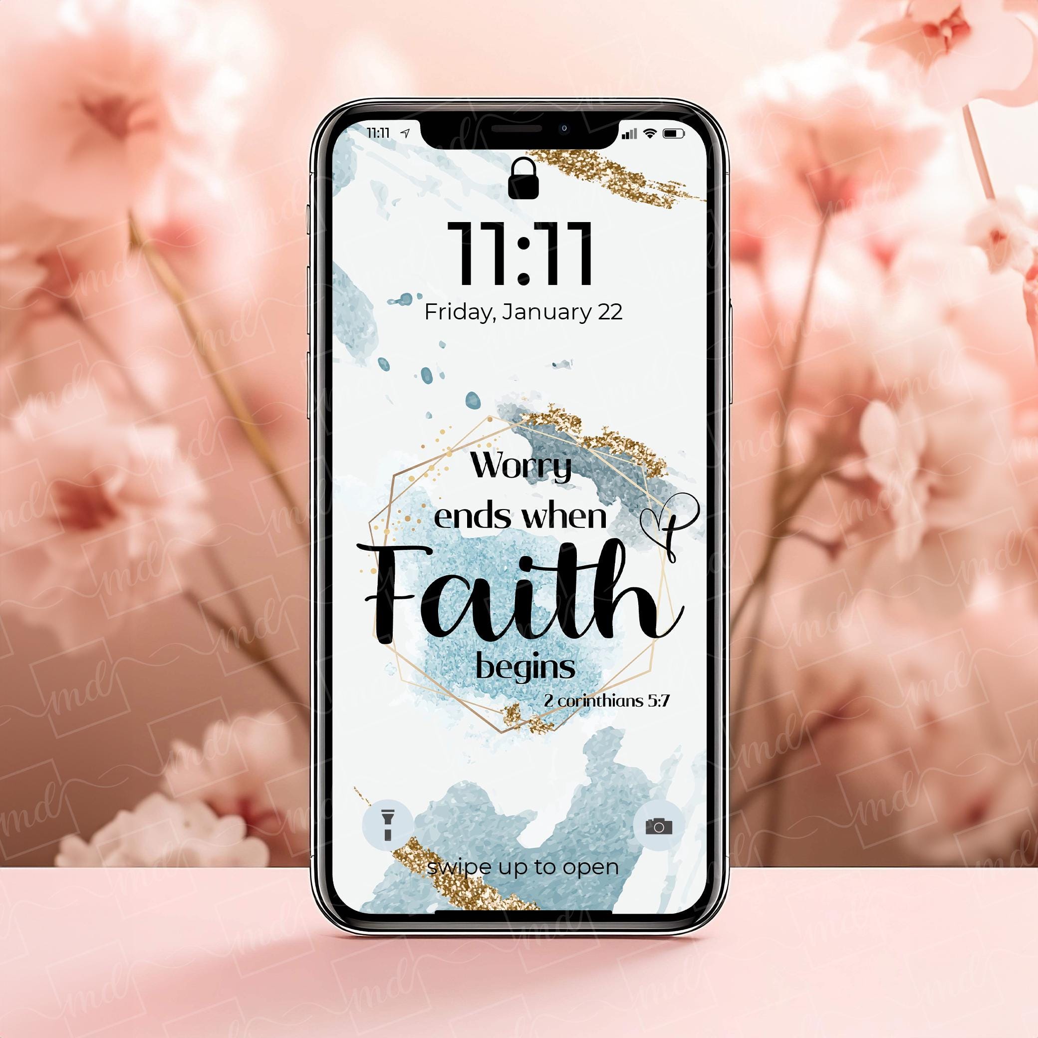 Christian Quotes Phone Wallpaper: Bible Verse Mobile Background ...