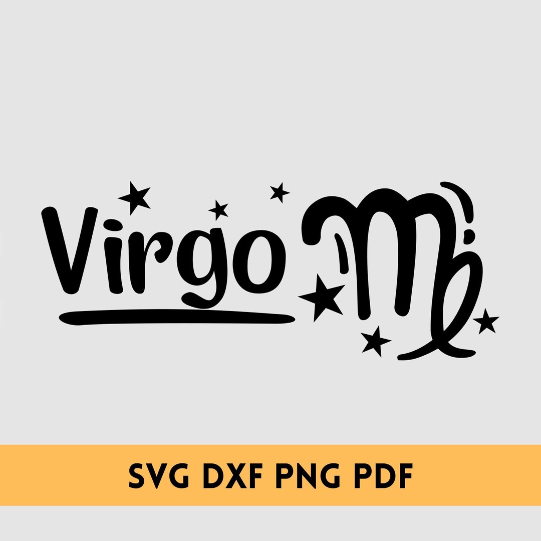 Virgo SVG Virgo PNG Virgo Sign SVG Virgo Zodiac Sign Svg - Etsy Hong Kong