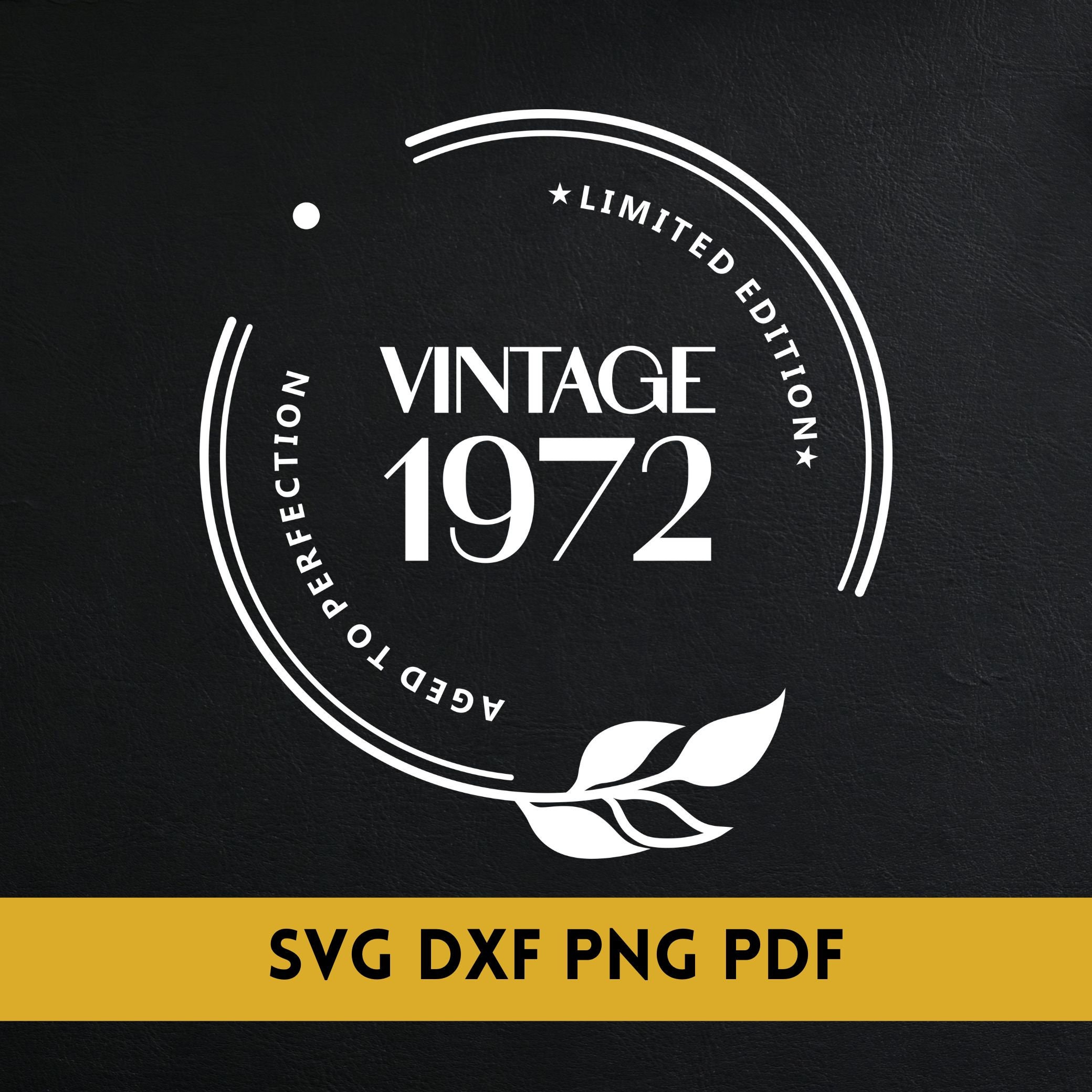 Born in 1972 SVG Born in 1972 PNG 1972 Retro Svg Vintage - Etsy