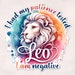Watercolor Leo Zodiac PNG: Sarcastic Clipart (digital Download) - Etsy