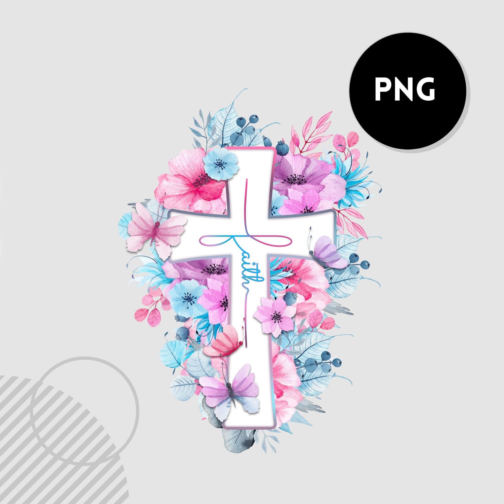 Faith Cross PNG Faith Cross With Watercolor Flowers PNG - Etsy Faith Cross PNG Faith Cross With Watercolor Flowers PNG - Etsy