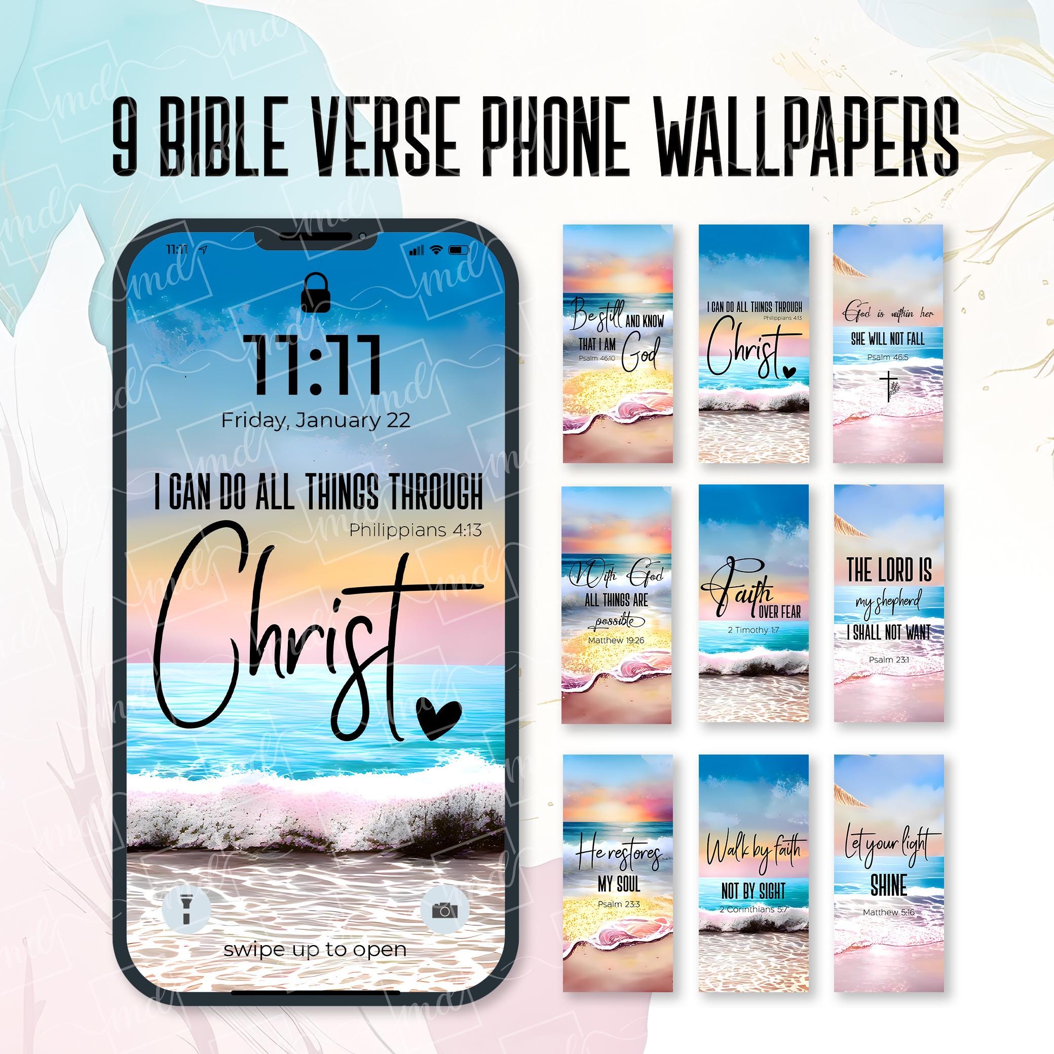 Bible Verse Phone Wallpapers PNG | Christian Lock Screen Backgrounds ...