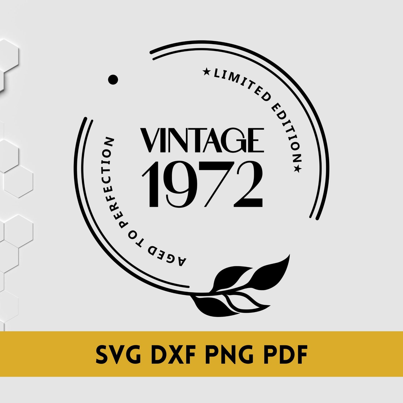 Born in 1972 SVG Born in 1972 PNG 1972 Retro Svg Vintage - Etsy
