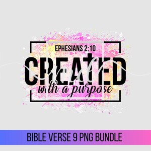 Bible Verse PNG Bundle - Christian Quotes PNG Bundle - Bible Quotes ...