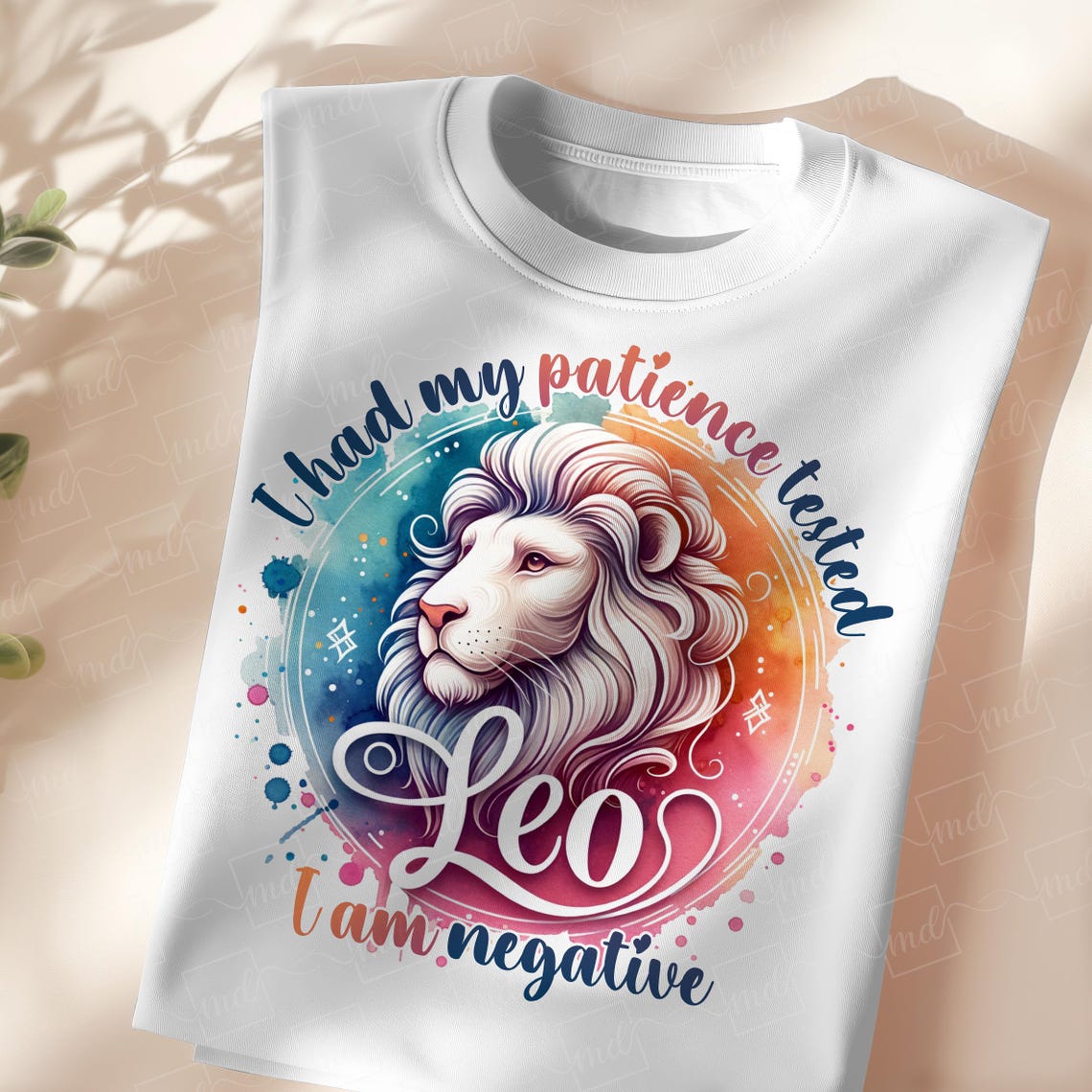 Watercolor Leo Zodiac PNG: Sarcastic Clipart (digital Download) - Etsy